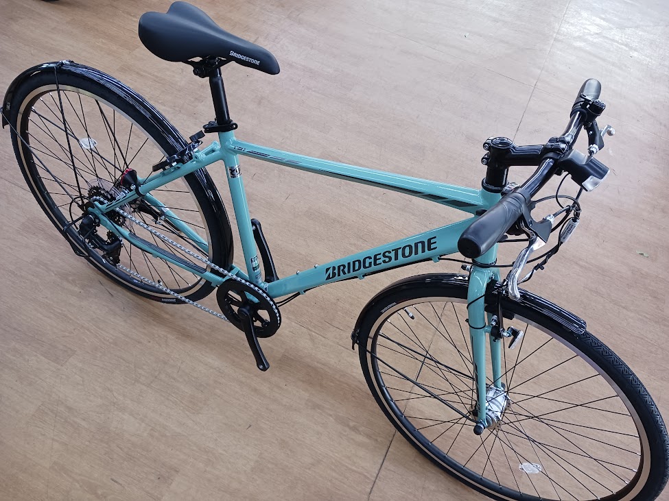 BRIDGESTONE（ブリヂストン）TB1（ティービーワン）NEW COLOR ”E.Xモダングリーン”展示中です！ - 京都の自転車専門店 ...
